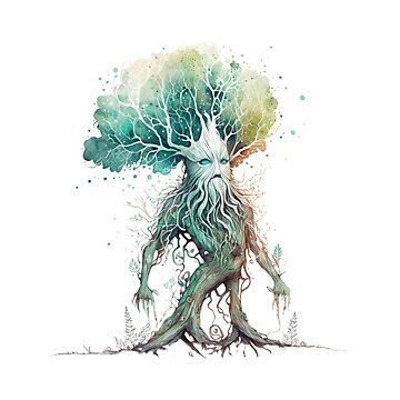 "Tree Ent - Watercolor Art - White - Fantasy" Kids T-Shirt for Sale by ...