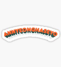 Annyeonghaseyo Stickers | Redbubble