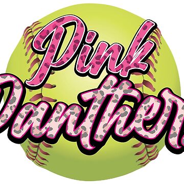 "Pink Panthers Softball Team logo" Art Board Print for Sale by ...