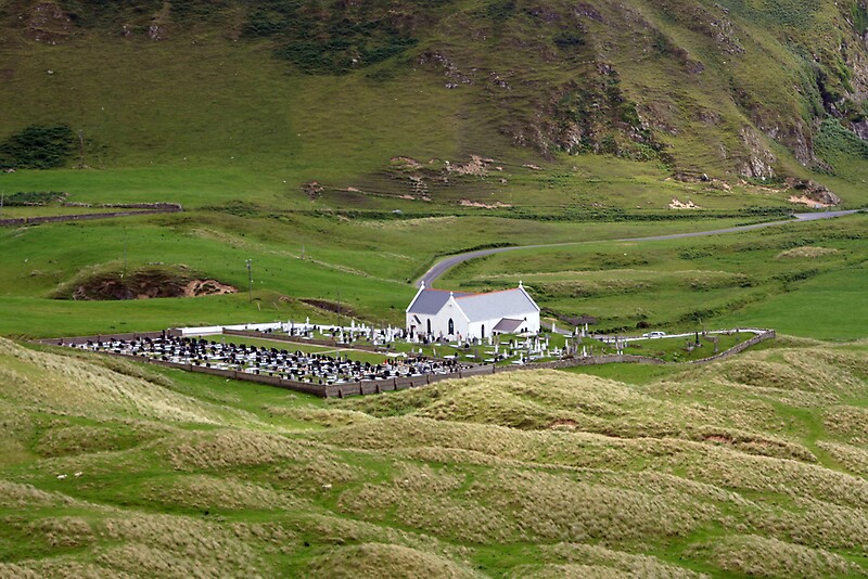 "Lagg church view" by John Quinn | Redbubble