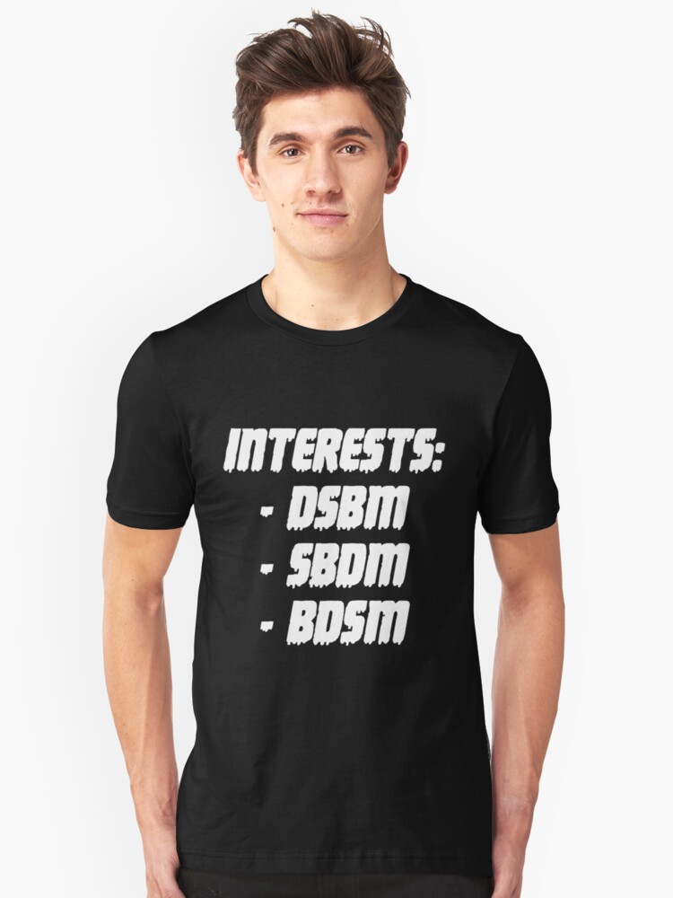 "DSBM, SBDM, BDSM" T-shirt by trvekvlts | Redbubble