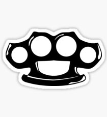 Brass Knuckle: Stickers | Redbubble