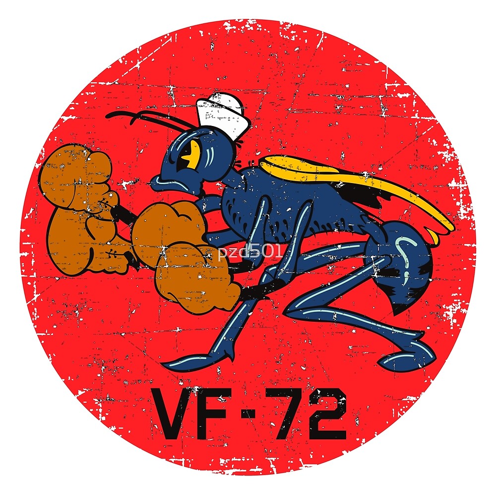 "USN VF-72 Fighter Squadron - Clean Style" by pzd501 | Redbubble