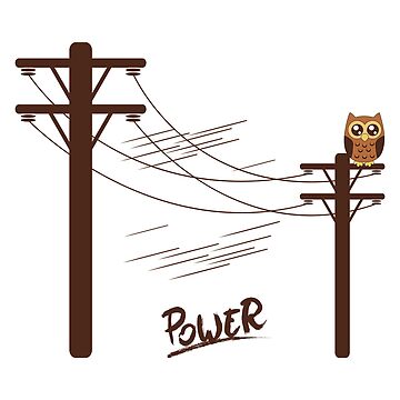 "Birds Charge On Power Lines" Sticker for Sale by wiiisley | Redbubble