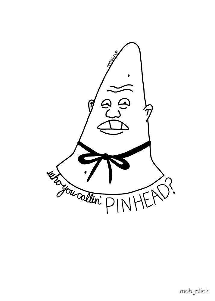 "Pinhead Larry Patrick - Spongebob Squarepants" by mobyslick | Redbubble