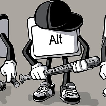 "Computer Keyboard Ctrl, Alt, Del funny meme" Sticker for Sale by boec ...