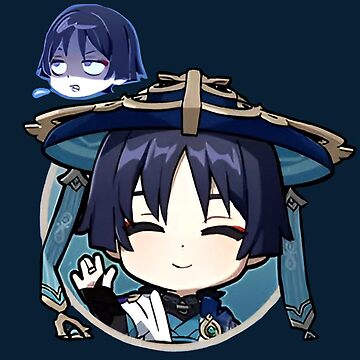 Sticker for Sale mit "Chibi Scaramouche - Genshin Impact" von ...