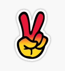Peace Out Emoji: Stickers | Redbubble