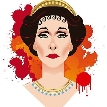 "Livia" Sticker for Sale by AleMogolloArt | Redbubble