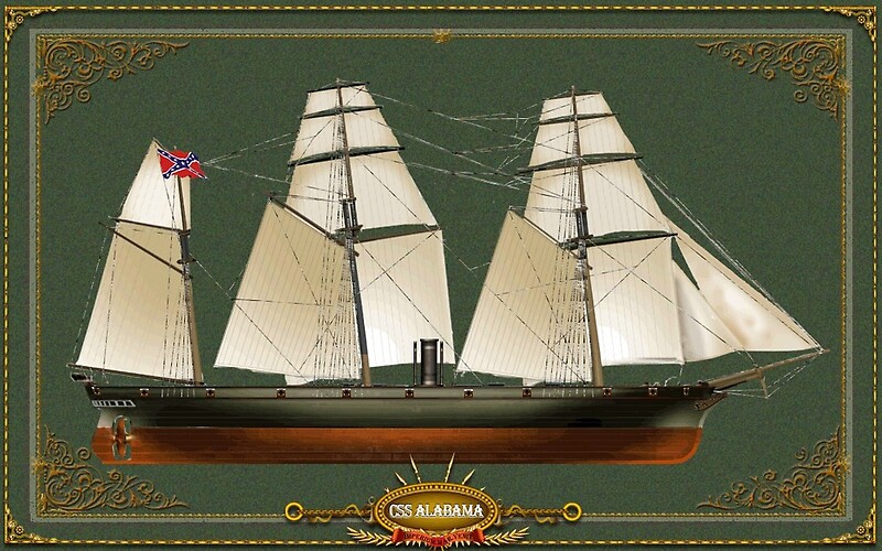 "CSS Alabama" by TheCollectioner | Redbubble