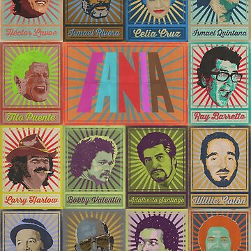 "Fania Stars Poster" Poster for Sale by TropicalHuman | Redbubble