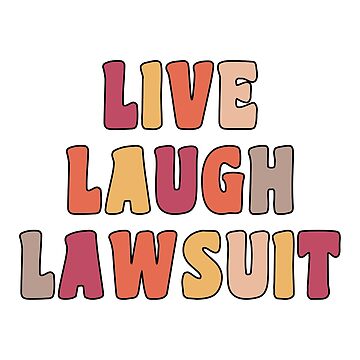 " Lawsuit Lawyer Trending Student" Sticker for Sale by Zak Shirts ...