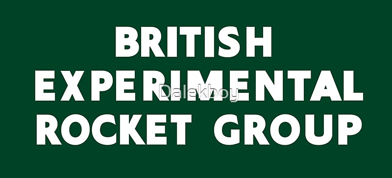 "British Experimental Rocket Group (white)" by Dalekboy | Redbubble