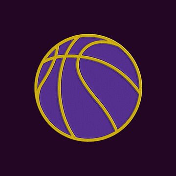 "Embroidered Basketball " Sticker for Sale by theredfoxs | Redbubble