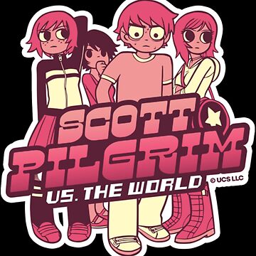 "Scott Pilgrim " Sticker for Sale by ElioMakesStuff | Redbubble