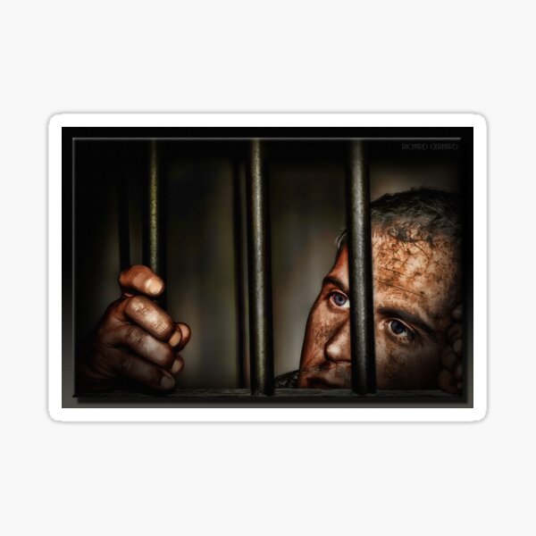Bars Prison Stickers | Redbubble