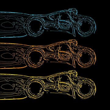 "TRON Legacy Lightcycle Wireframes" Essential T-Shirt for Sale by ...