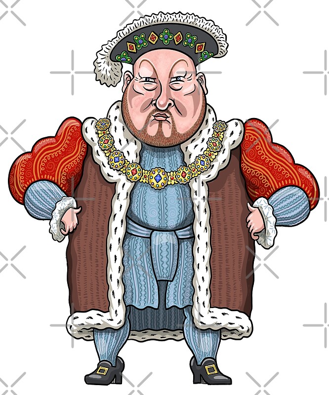 "Henry VIII (Design 2)" by MacKaycartoons | Redbubble