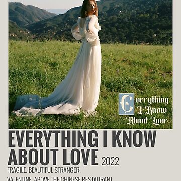 "laufey everything i know about love album " Art Board Print for Sale ...