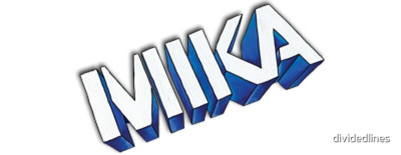 "MIKA logo sticker 01" by dividedlines | Redbubble