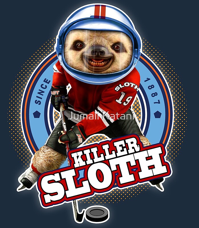 "KILLER SLOTH" by MEDIACORPSE | Redbubble