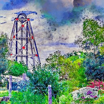 "Gardens amongst the Poppethead - Artists Watercolor and Sketch ...