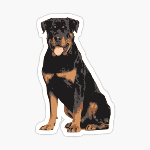 Rottweiler Stickers | Redbubble