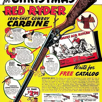 "Red Ryder BB Gun - Ready for Christmas!" Sticker for Sale by ...