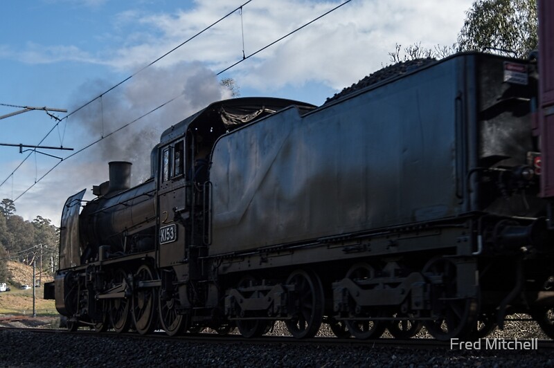 "Steamrail K153 bring up rear at Wattle Glen Hurstbridge Steam Rail Day ...