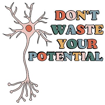 "Don't waste your potential " Sticker for Sale by Preslava Genova ...