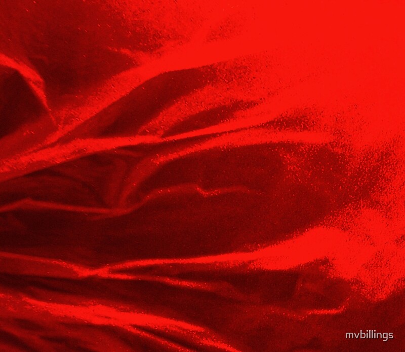 "Fabric Crinkle-Red" by mvbillings | Redbubble