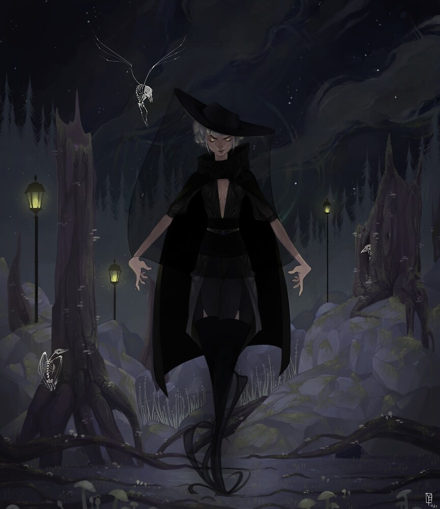 "Necromancer" by Mali-Art | Redbubble