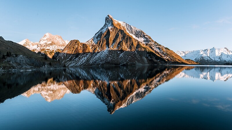 "Calm mountain lake at dusk - Landscape Photography" by Michael Schauer ...