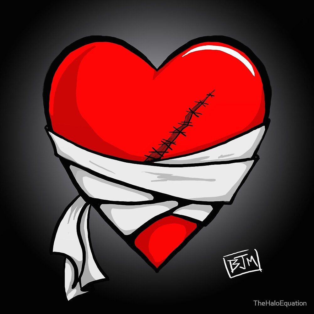 "Recovery Heart" by TheHaloEquation | Redbubble