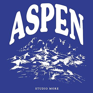 "Aspen" Sticker for Sale by STUDIO MORE Los Angeles | Redbubble