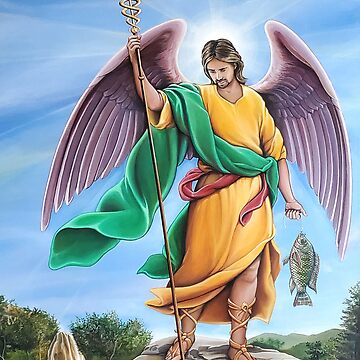 "Archangel Saint Raphael" Greeting Card by Jorge H. Elias | Redbubble