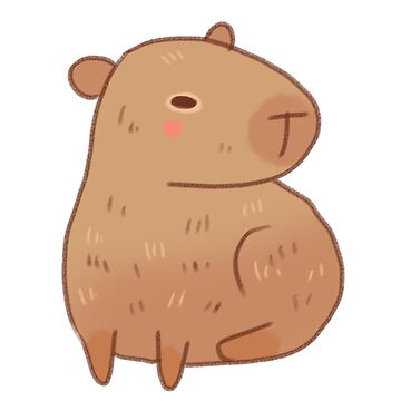 "Cute Capybara art" Art Board Print for Sale by Mayarart | Redbubble