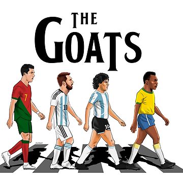 "Football Goats" Sticker for Sale by LuizFelipeArt | Redbubble