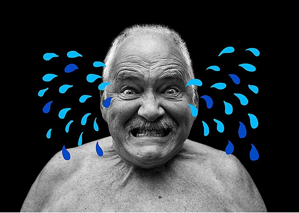 "For Crying Out Loud Face" by Tom Atkins | Redbubble