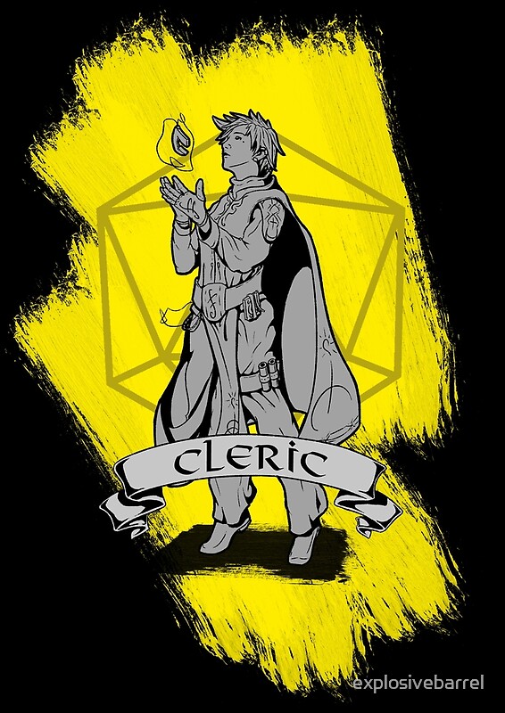 "D&D Classes - Cleric" by explosivebarrel | Redbubble