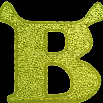 Pegatina for Sale con la obra «Shrek Letra B Nombre» de DMoney9 | Redbubble