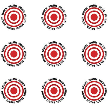 "Bullseye Stickers Pack" Sticker for Sale by DesignGoodStore | Redbubble
