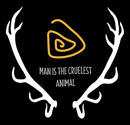 Man Is The Cruelest Animal Poster By Yellowkoong Redbubble man-is-the-cruelest-animal-poster-by-yellowkoong-redbubble