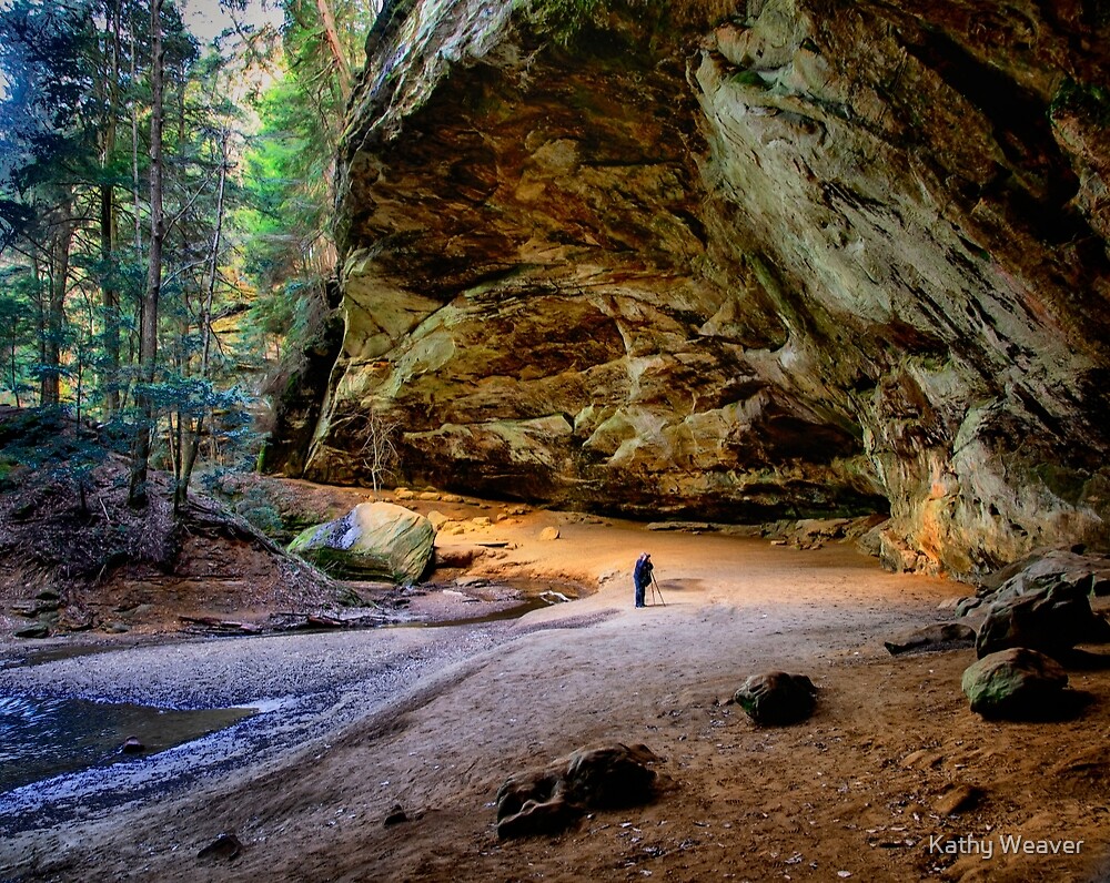 "Holy Ground - Ash Cave, Ohio" by Kathy Weaver | Redbubble