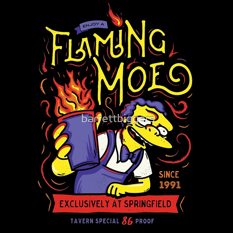"Flaming Classic Drink" by barrettbiggers | Redbubble