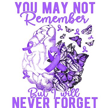 "Alzheimer's, Dementia Awareness And Supporters Gift Purple Brain ...