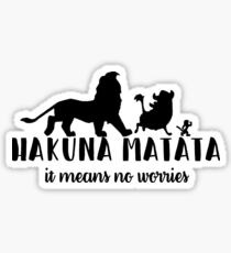 Hakuna Matata: Stickers | Redbubble