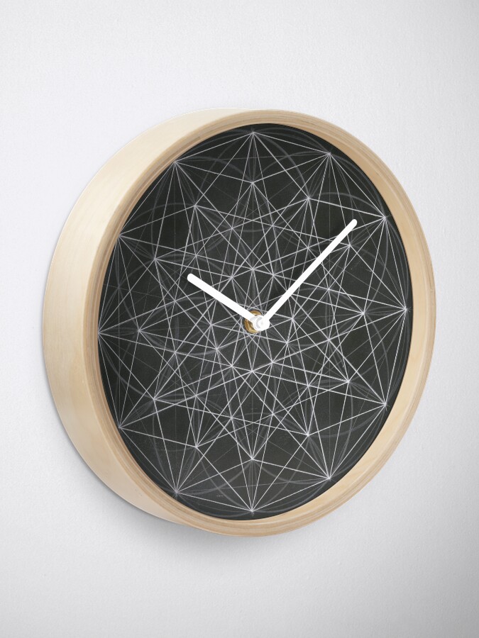 "6D Cube " Clock by In2itivGeometry | Redbubble