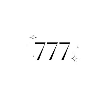 "777 STAR STICKER" Sticker for Sale by siennandlex | Redbubble