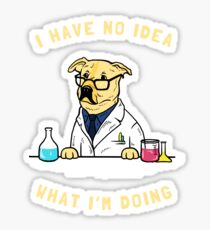 I Have No Idea What Im Doing: Stickers | Redbubble